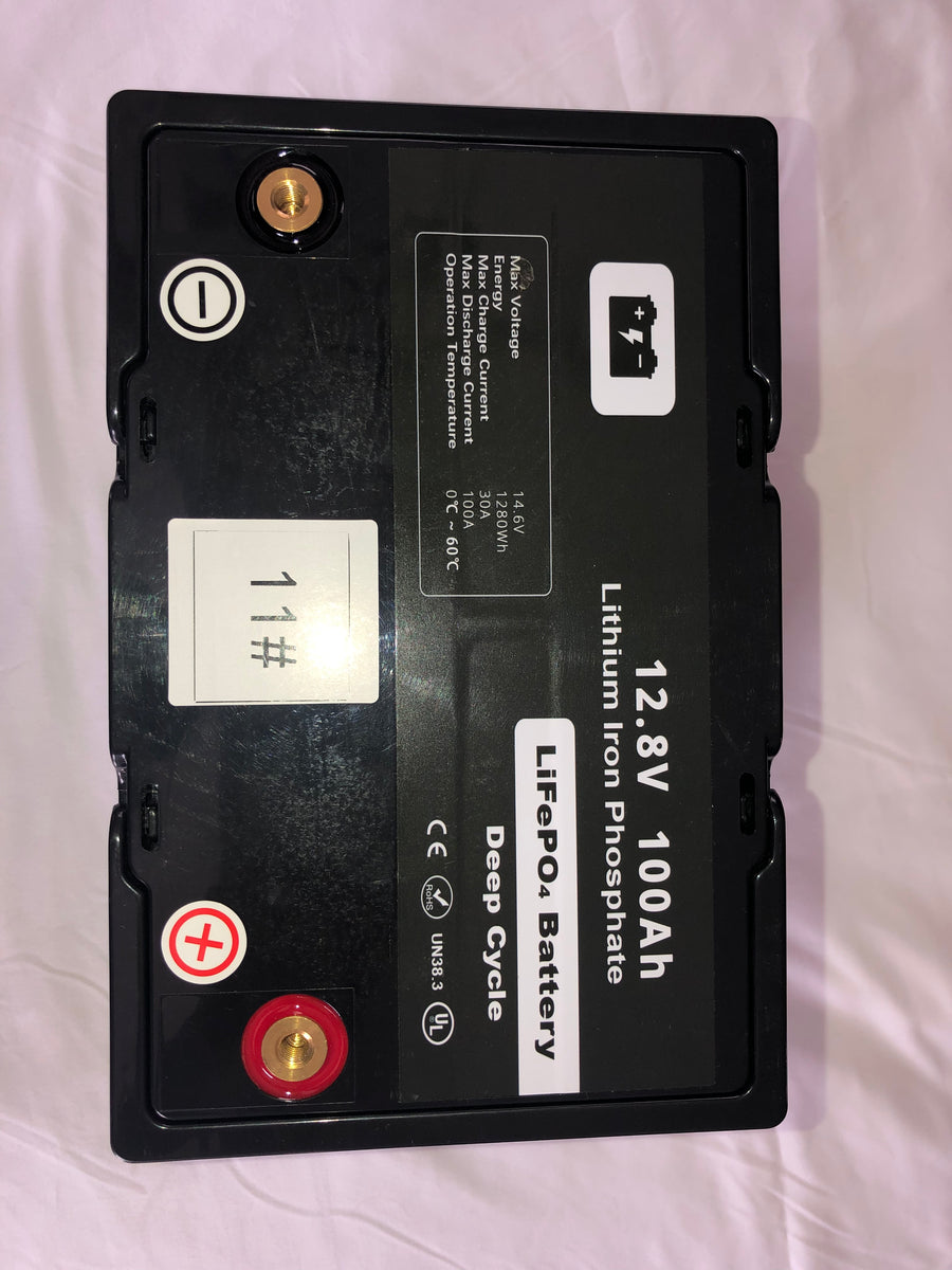 SORA POWER LiFePO4 SMART BMS 12.8V 100AH LITHIUM IRON RV/TRAILER & WAT ...